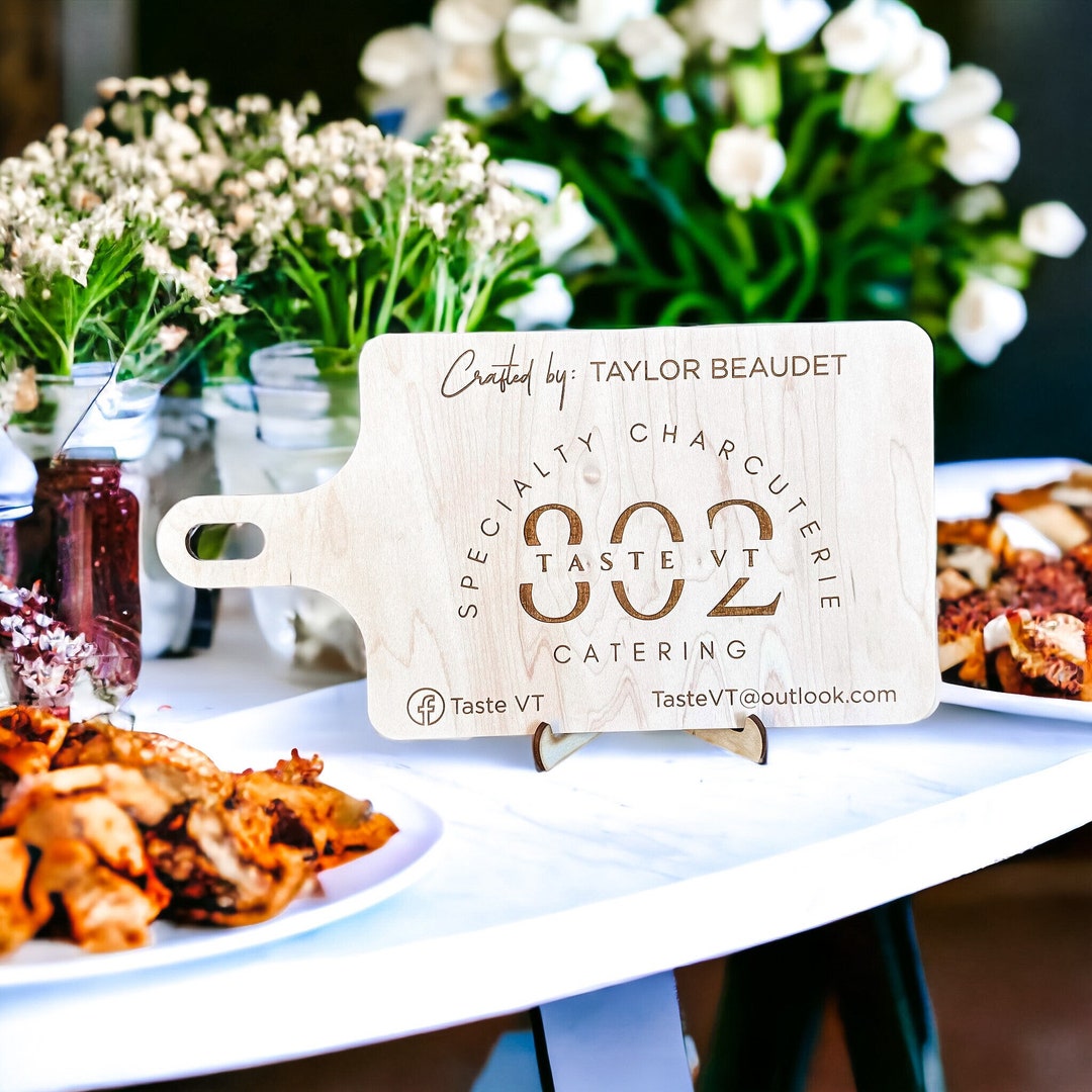 Custom Business Sign Catering Company Sign Charcuterie Business ...