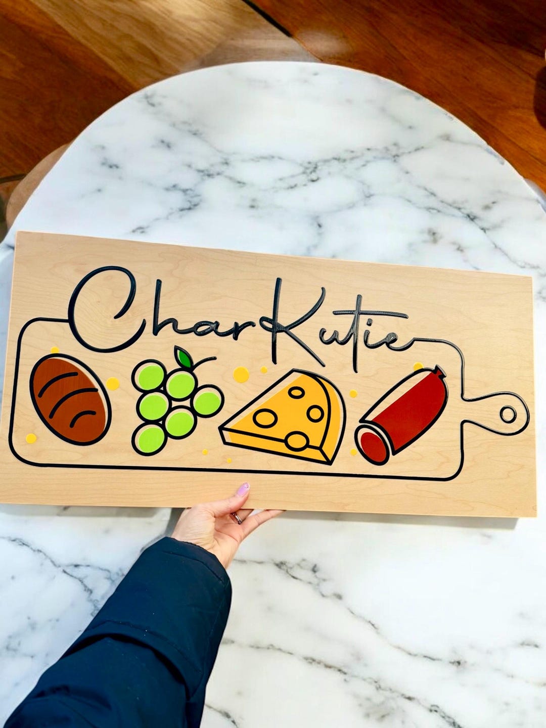 Custom Rectangular Sign for Business Coffee Cart Full-color UV Print ...