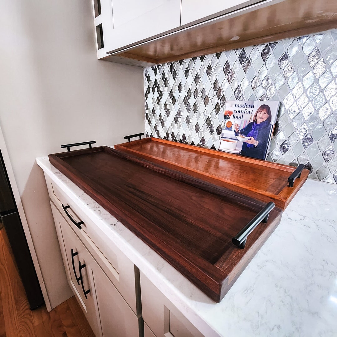 Black Walnut Charcuterie Serving Board With Handles and Sides Extra ...