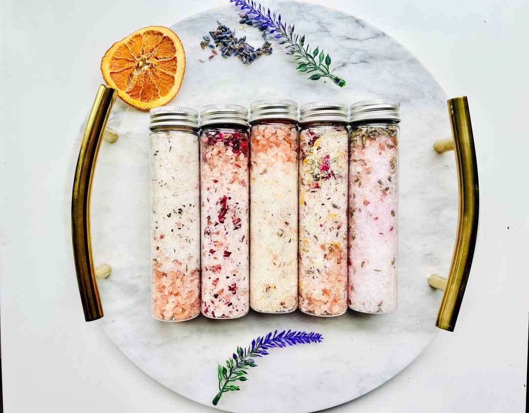 Bath Salts Gift Set Spa Gift Party Favor Bath Salts Test Tube Soaking ...