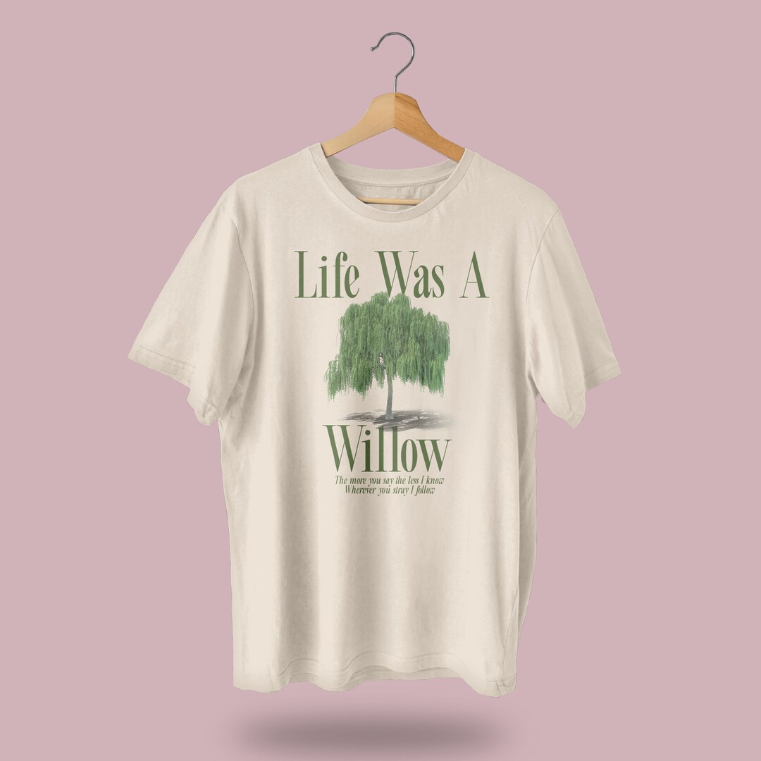 Taylor Swift Era's Tour Merch Tshirt Willow Lover Swiftie Lyric Print ...