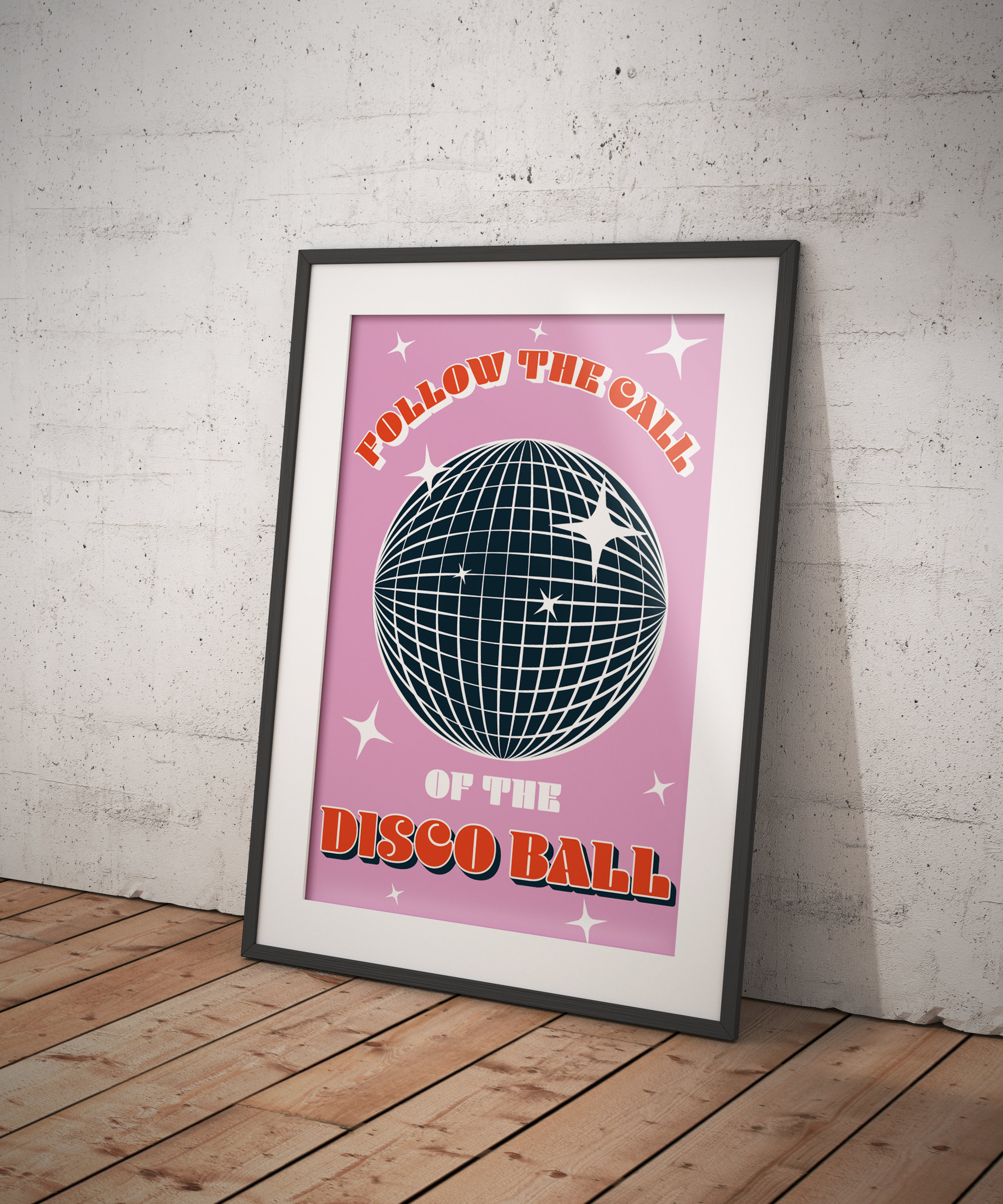 Vintage Flyer Disco