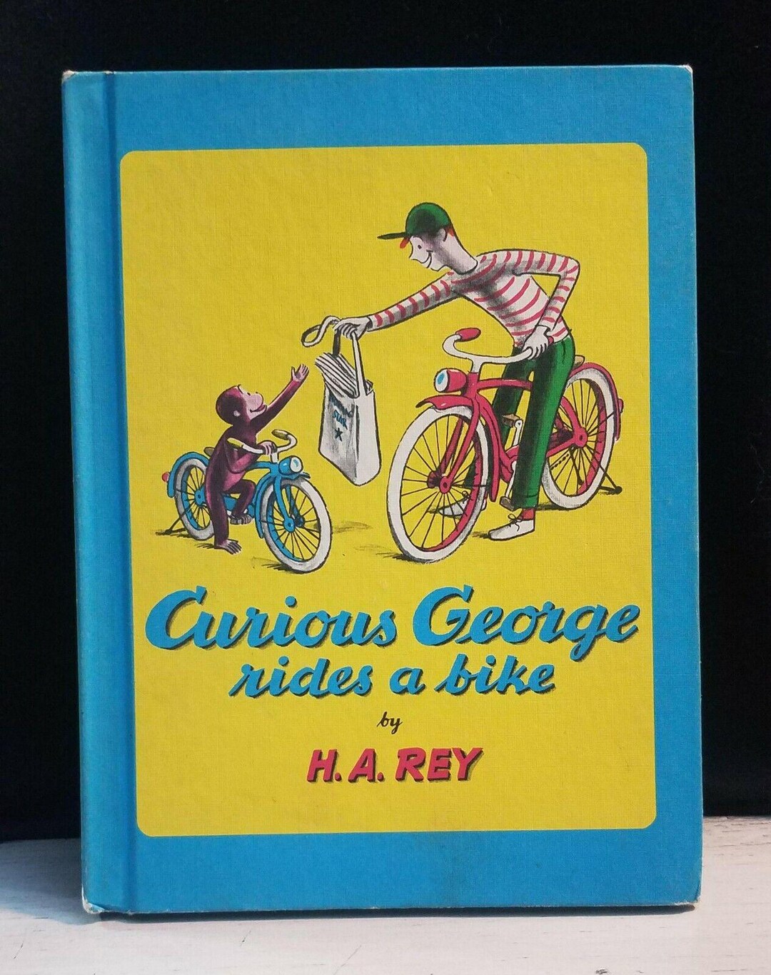 VINTAGE -curious George Rides A Bike (1952) -H.A. Rey -hardback - Etsy