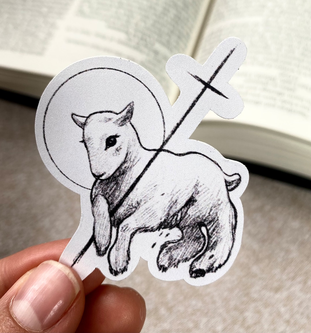 Lamb of God Sticker - Catholic Sticker - Confirmation First Communion ...