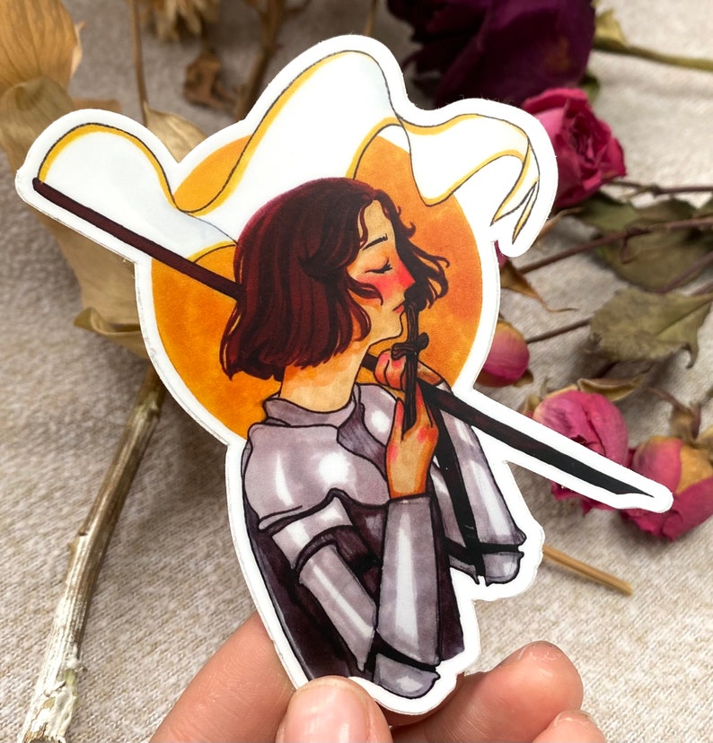 St Joan of Arc Sticker Catholic Sticker Confirmation Gift - Etsy