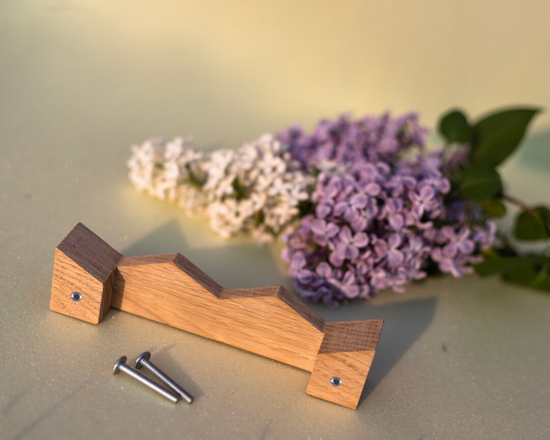 Wood сurvy Handles, Scalloped Squiggly Grips, Wavy Wrists With Threaded ...