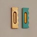 Wooden Wavy Handles for Cabinet Door Drawers. Desk, Dresser, Closet ...