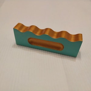 Wooden Wavy Handles for Cabinet Door Drawers. Desk, Dresser, Closet ...
