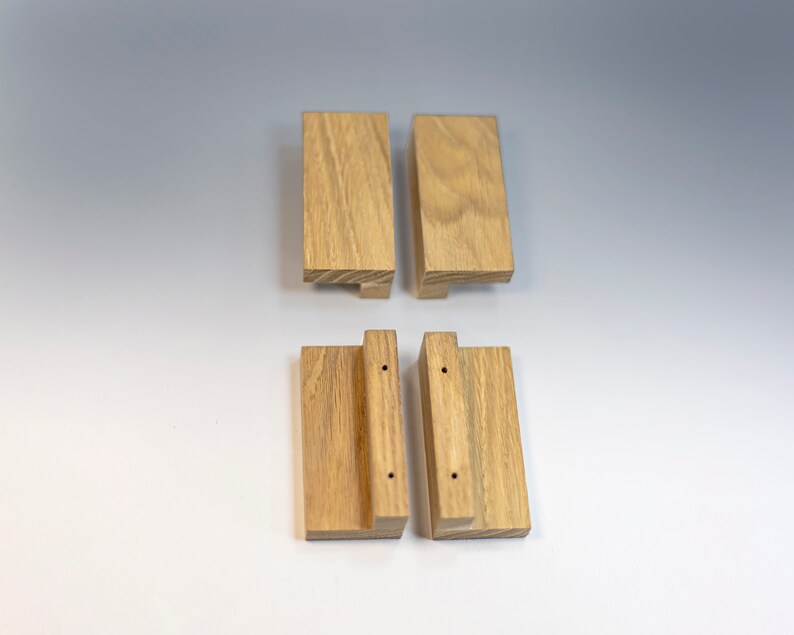 Wooden Square Straight Handle for Cabinet Door Kitchen - Etsy