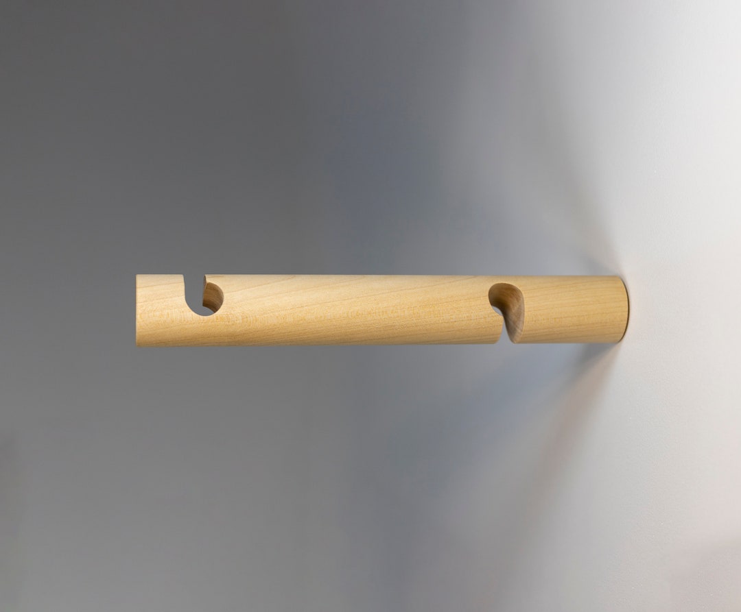 Minimalist Wood Wall Hook: Scandi Style Lamp Hanger - Etsy