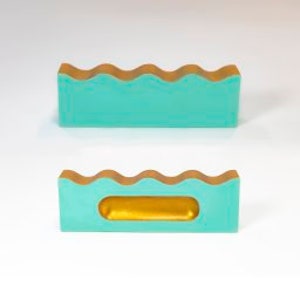 Wooden Wavy Handles for Cabinet Door Drawers. Desk, Dresser, Closet ...