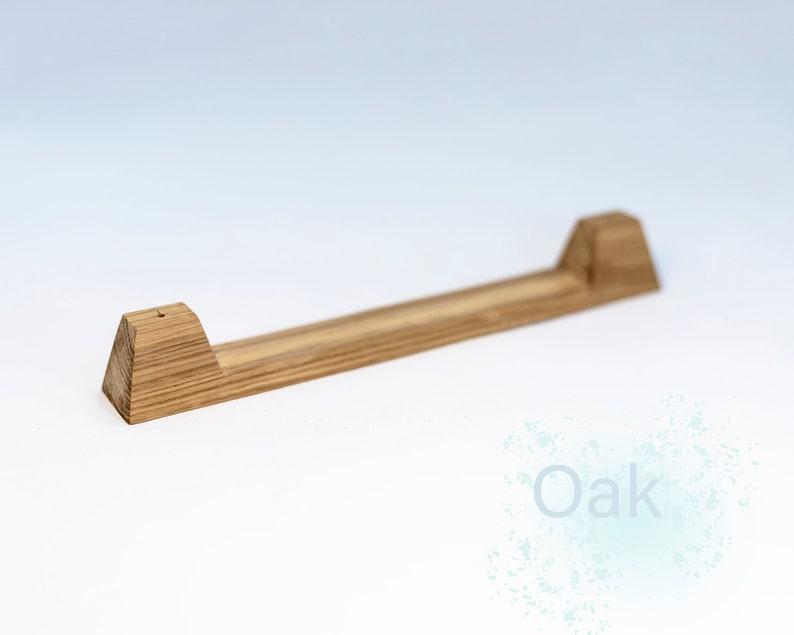 Linear Wooden Handles Long Cabinet Pulls. Wood Wardrobe Thin - Etsy