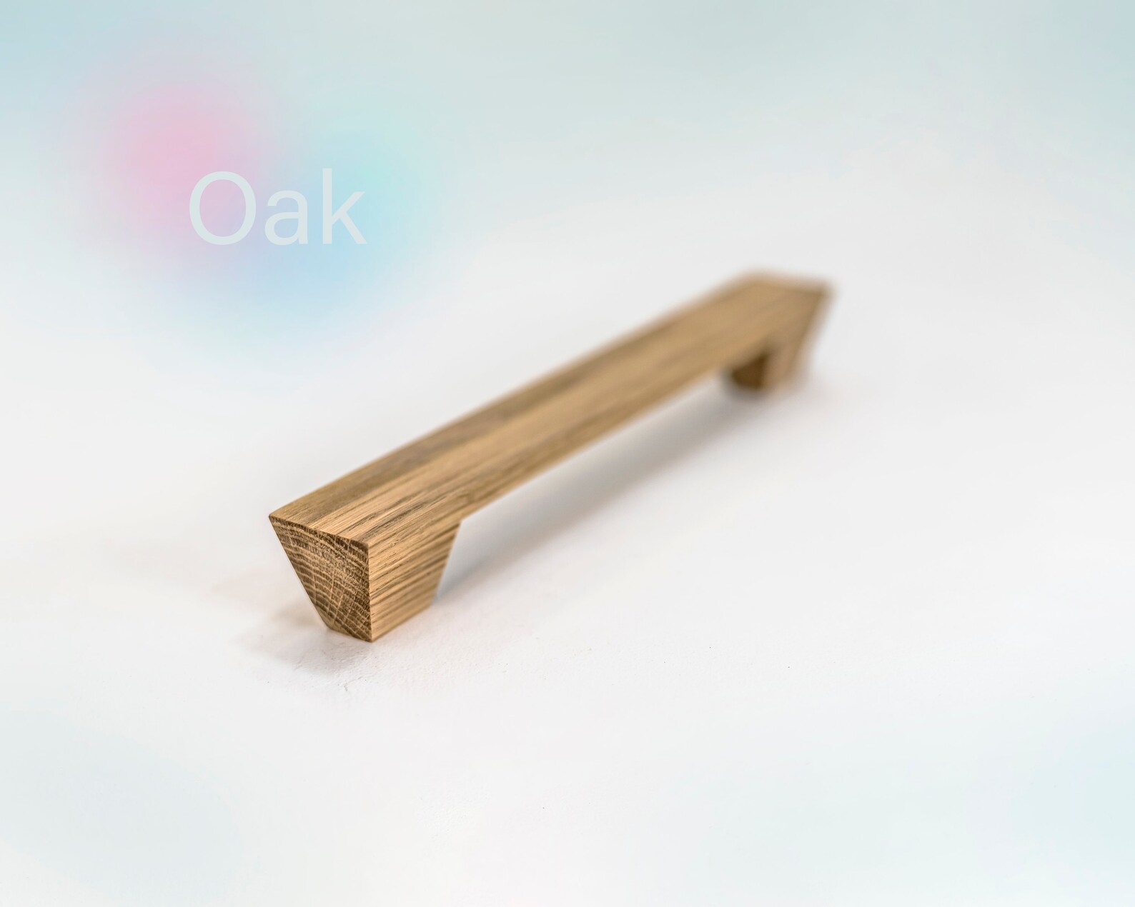 Linear Wooden Handles Long Cabinet Pulls. Wood Wardrobe Thin | Etsy