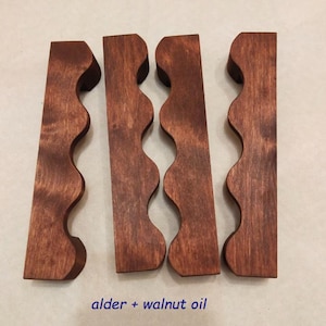 Wooden Wavy Handle - Fast USA Shipping - for Cabinet Door Drawer ...
