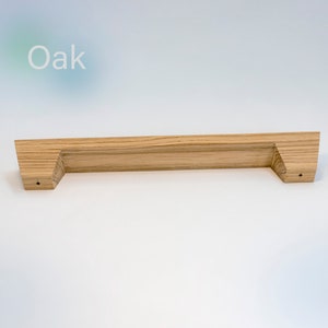 Linear Wooden Handles, Long Cabinet Pulls. Wood Wardrobe Thin Pulls ...