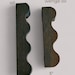 Wooden Wavy Handle for Cabinet Door + Screws, Kitchen Drawer Pull ...