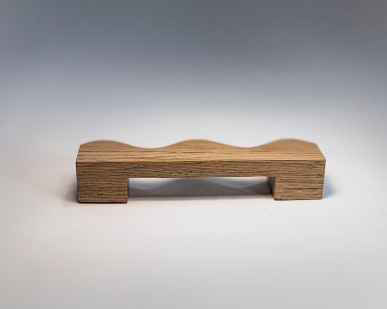 Wooden Wavy Handles for Cabinet Door Kitchen Drawers Pull. - Etsy