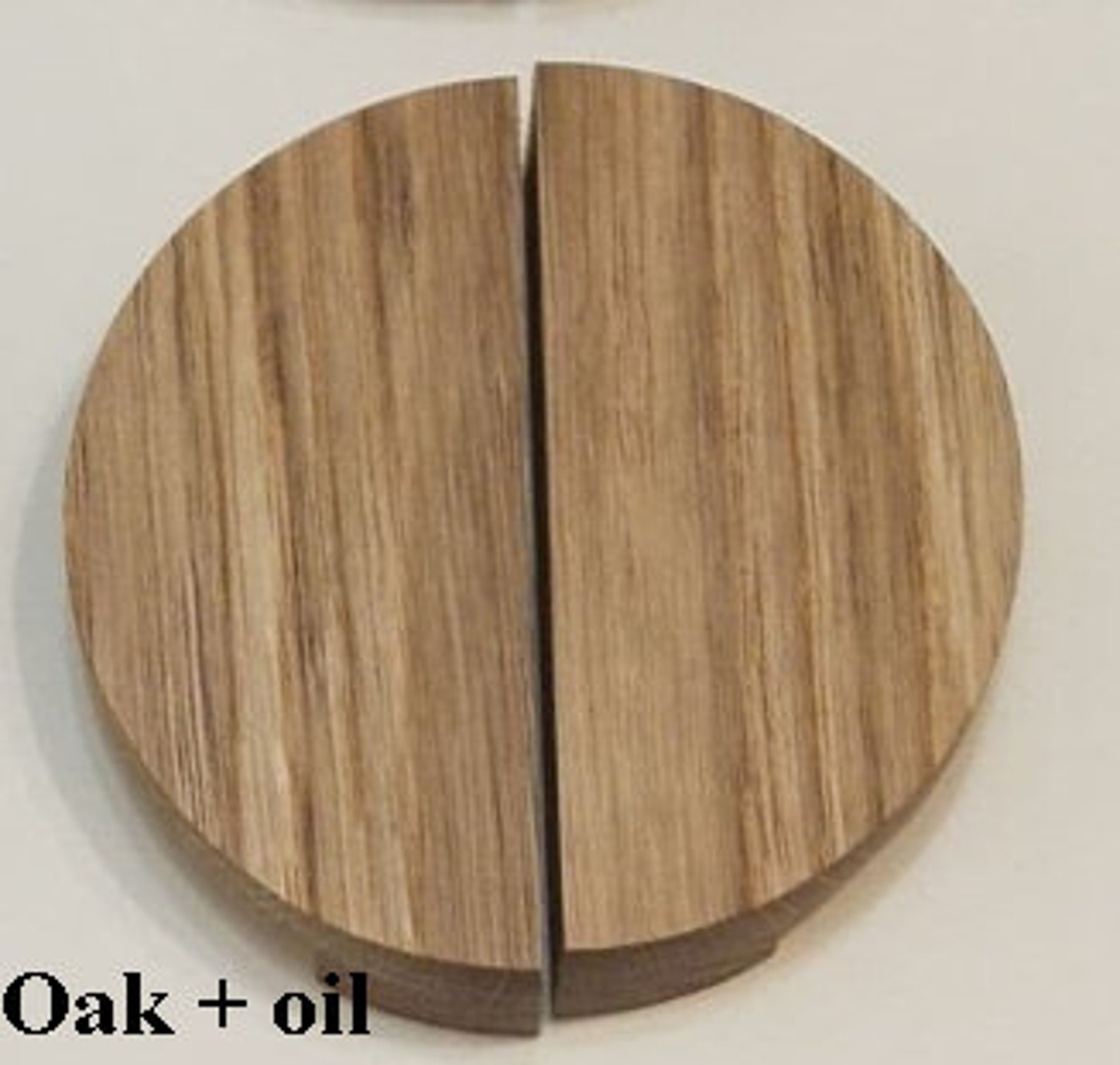 Set of 2 Wood Half Moon Door Pulls Handles FAST SHIPPING - Etsy