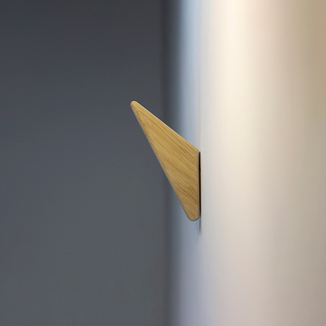 Triangle Wall Hook. Delta. Trigonometric. Trigon Handbag. Modern Wood ...