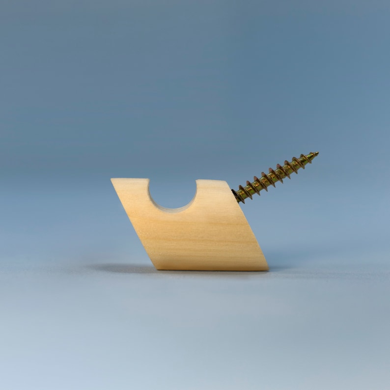 Picture Hook Hanger. Small Wood Wall Hook Peg. Minimalist Hook to Hang ...