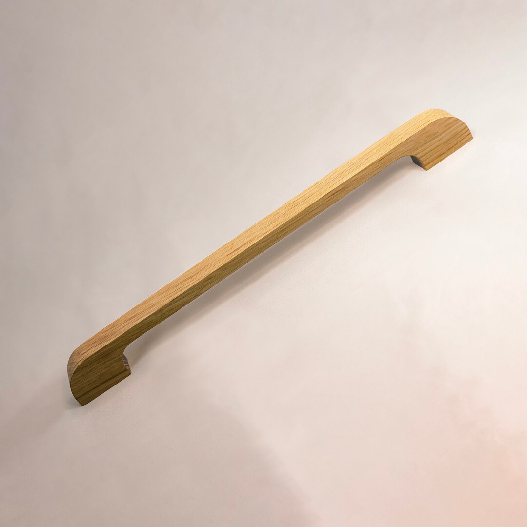 Wooden Cabinet Pull +screws, Door Handle. Knob for Desk, Hutch ...