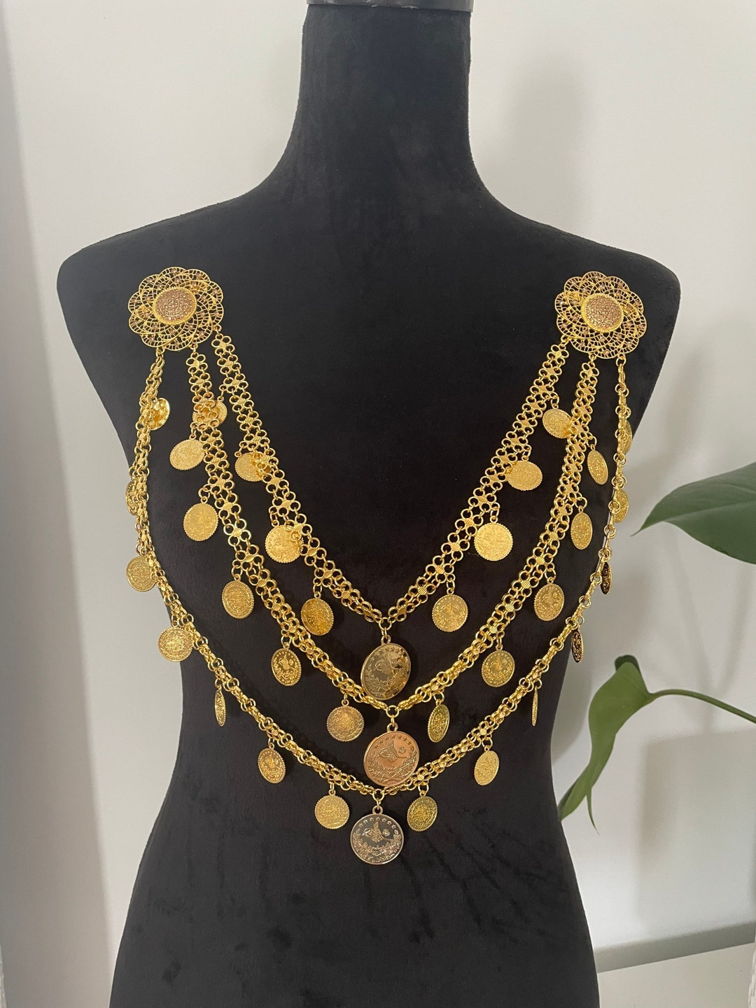 Layered Necklace for Women Jewelry for Middle Eastern Special Occasion ...