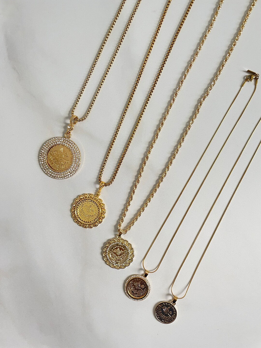 Lira Necklace Coin Jewelry/lira Co Jewelry - Etsy