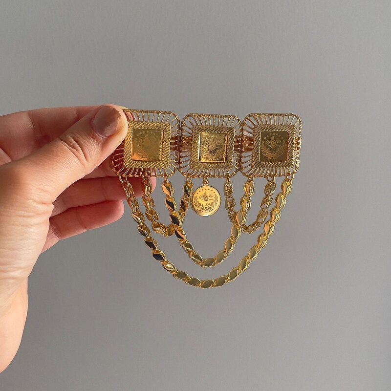 Square Brooch - Etsy