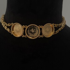 Lira Coin Necklace: Middle Eastern Style Jewelry - Etsy