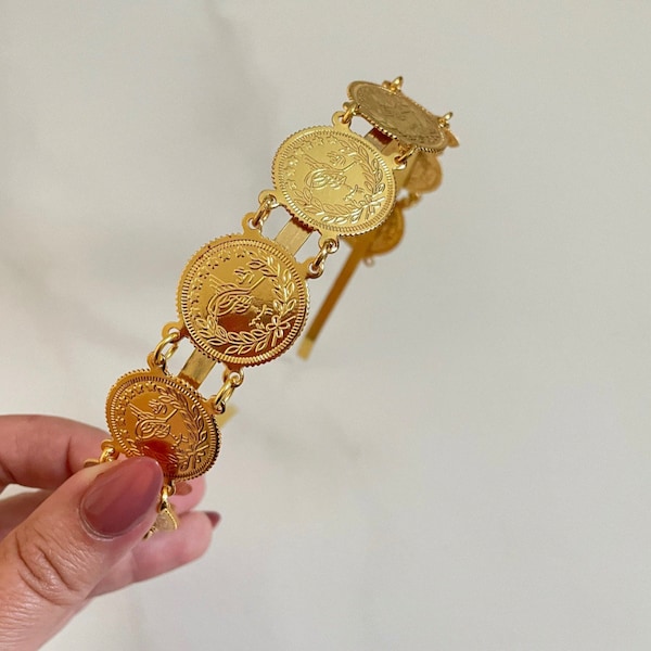 Coin Headband - Etsy