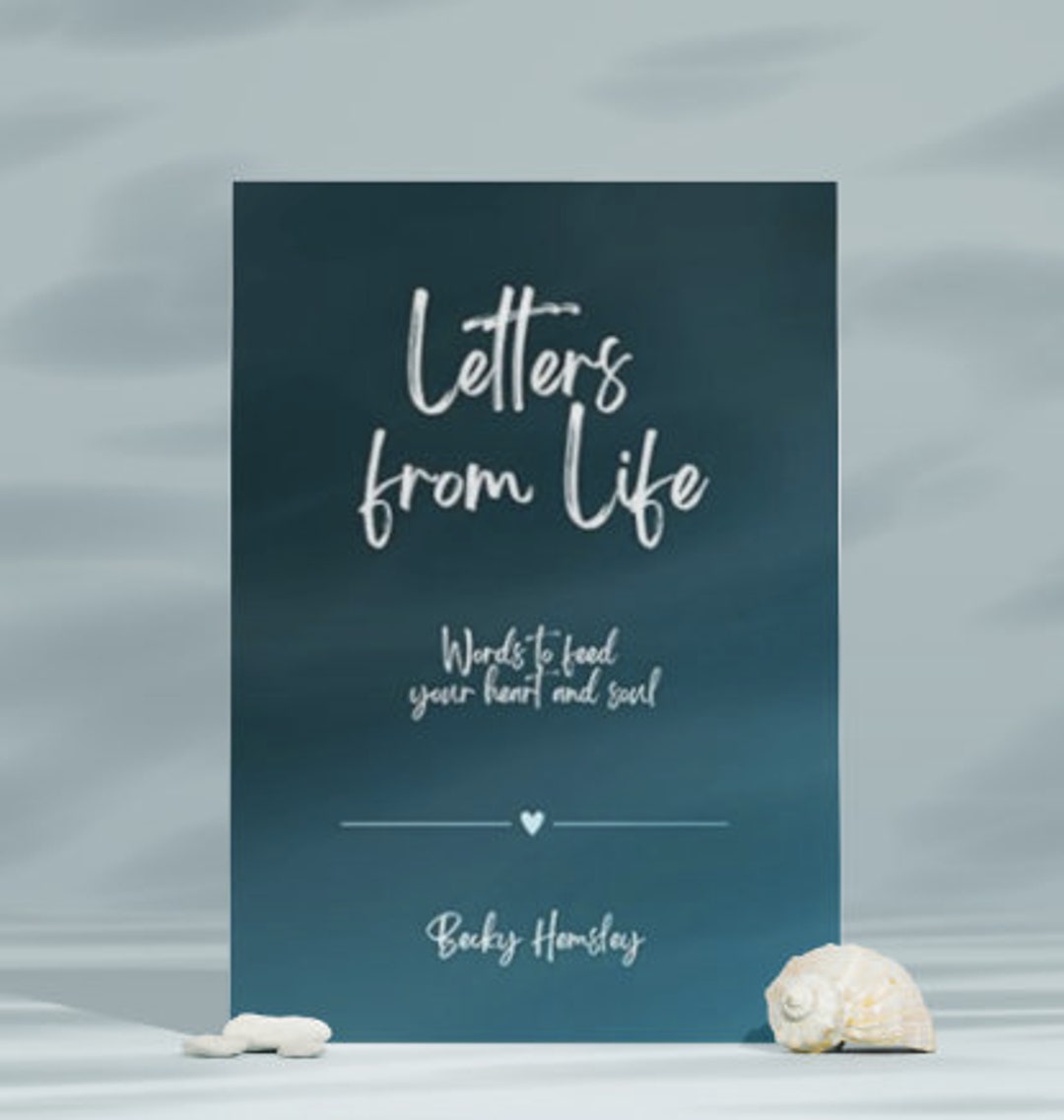 Poetry Book - Letters From Life (paperback) - Etsy