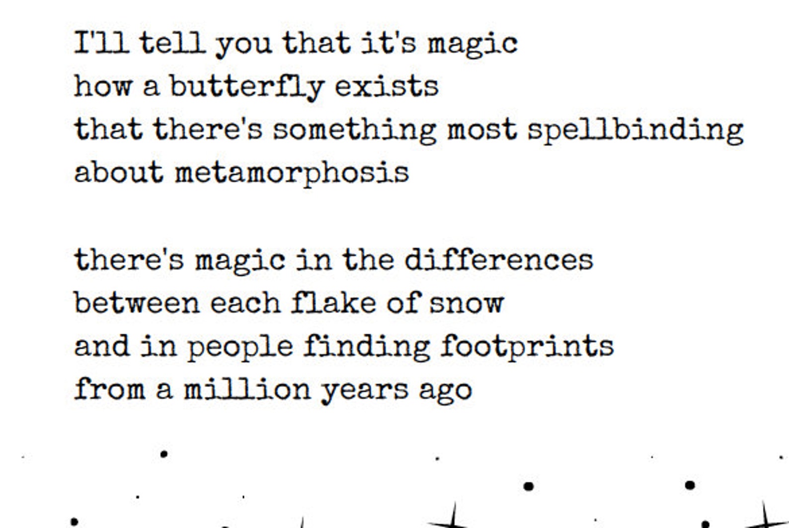 Magic - Original Poetry Print A4 (digital Download) - Etsy UK