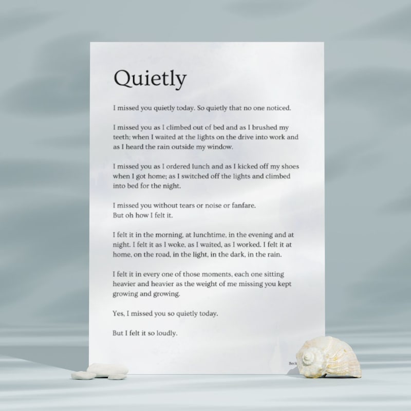 Quietly With If You - Etsy UK