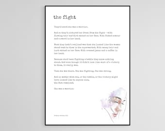 Like a Girl Original Poetry Print A4 digital Download by - Etsy