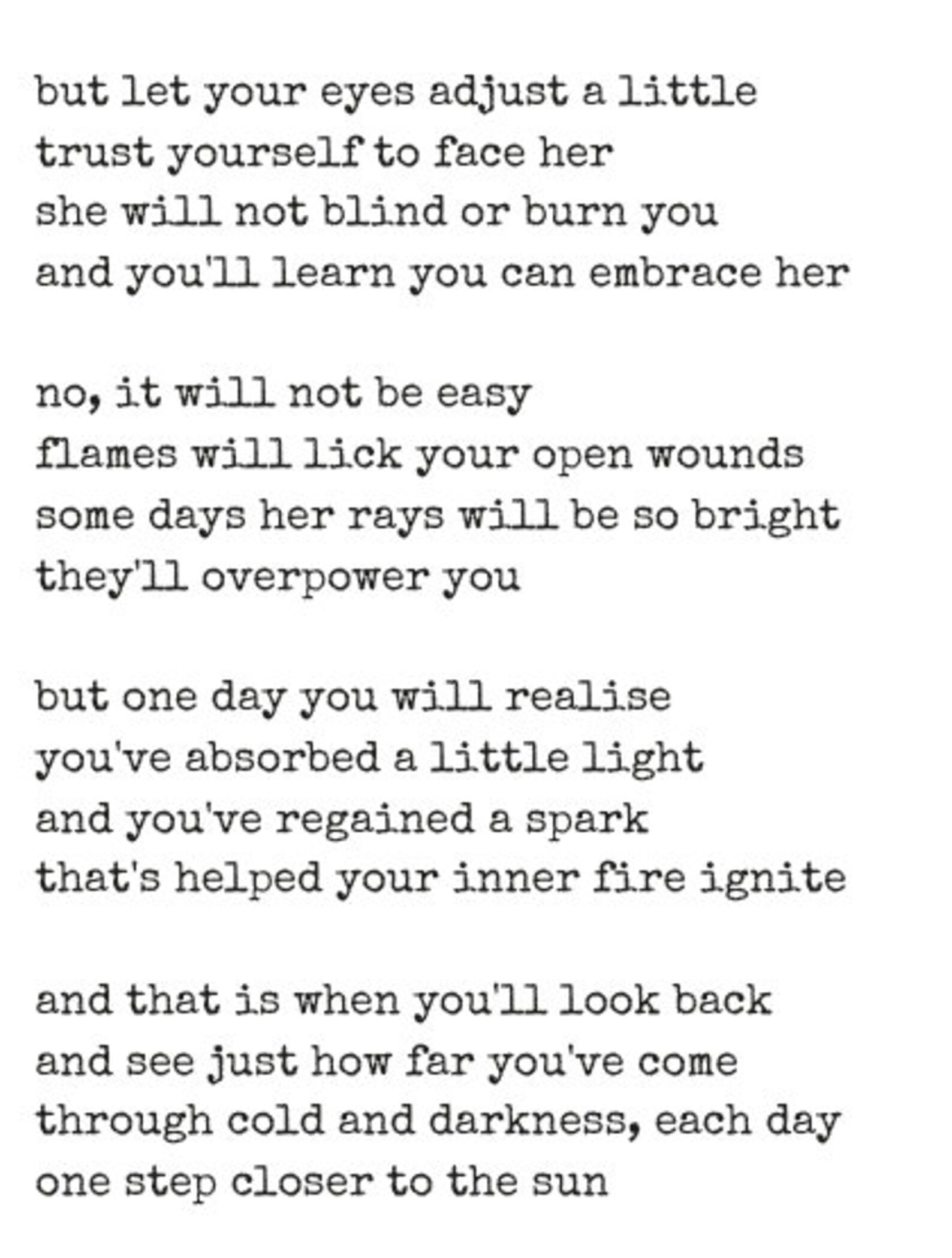 Into the Light Digital Download of Original Poetry Print by | Etsy