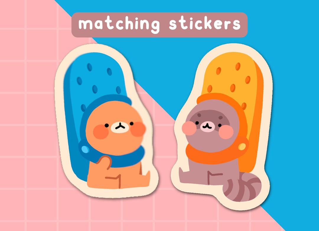 Crocs Raccoon, Crocs Bear, Clogs Kawaii, Matching Stickers, Aesthetic ...
