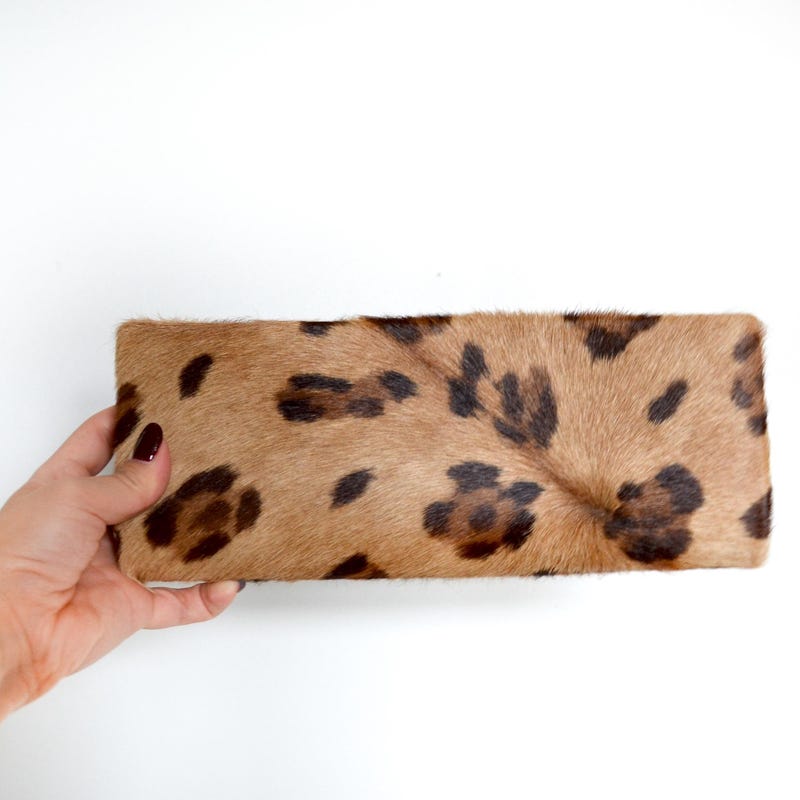 Leopard Clutch - Etsy