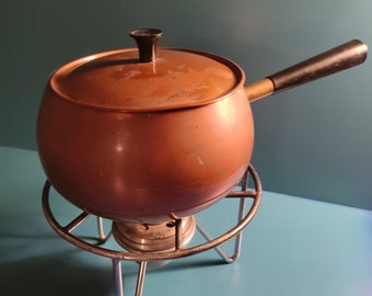 Copper Fondue Set - Etsy