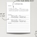 Custom Name Tracing Packet, Handwriting Practice, Name Writing, Name ...