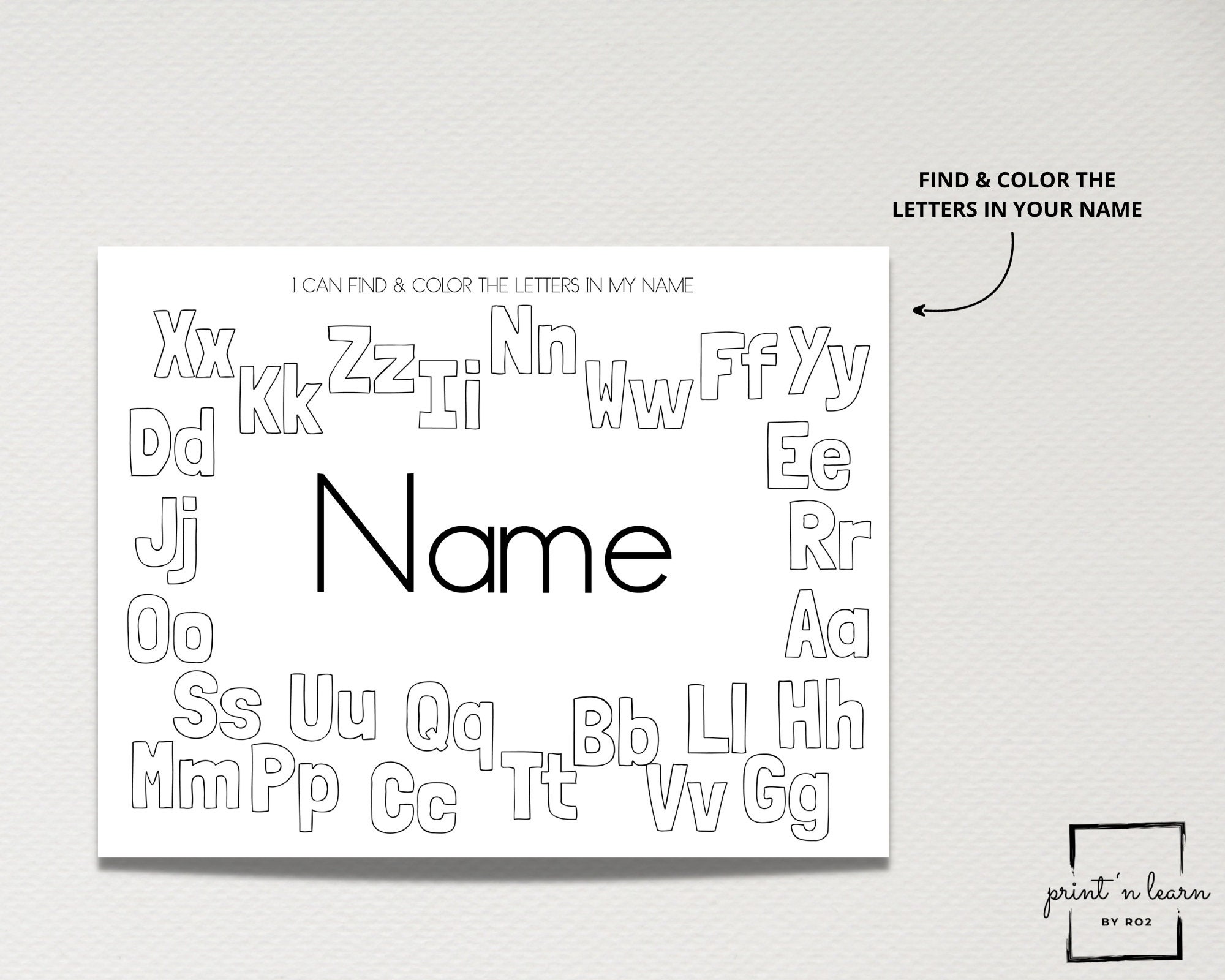 EDITABLE Name Tracing Packet, Handwriting Practice, Name Writing, Name ...