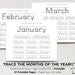 Months Tracing Packet, Handwriting Practice, Tracing Worksheets ...