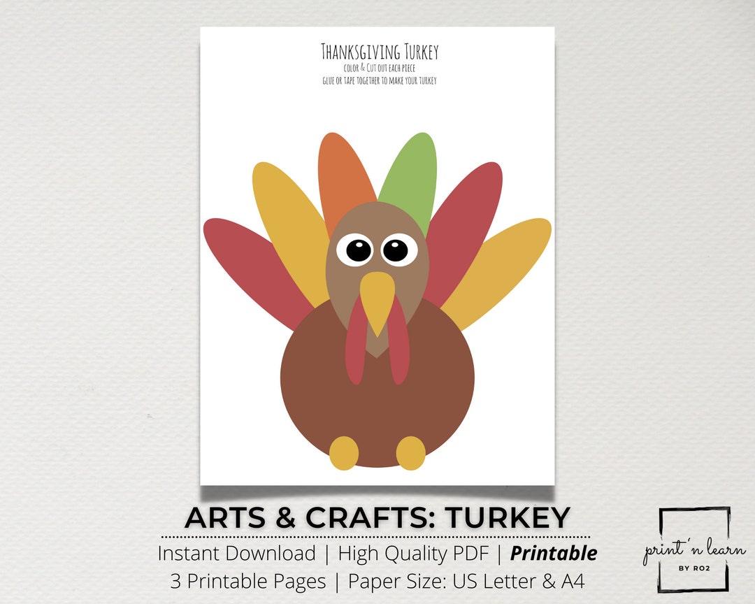 Thanksgiving Turkey Activity, Thanksgiving Homeschool, Fall Crafts for ...