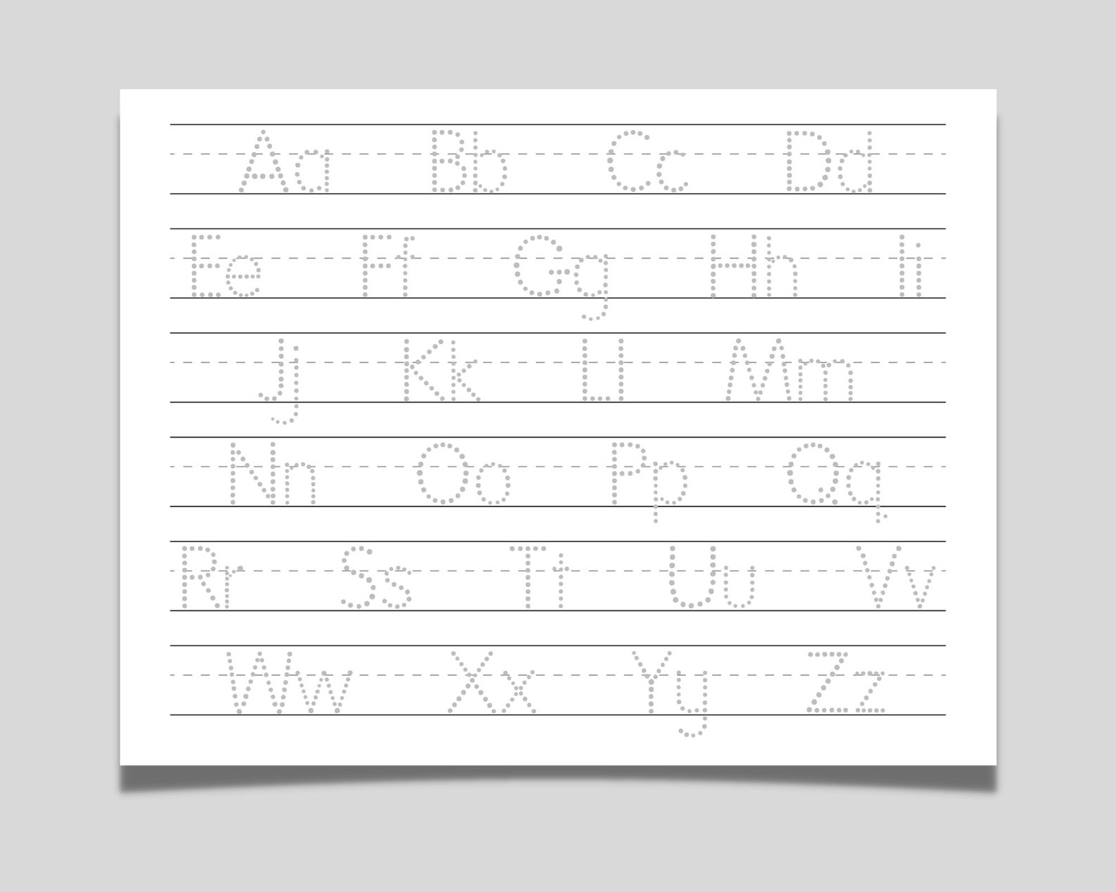 Alphabet & Number Tracing Sheet, Handwriting Practice, ABC Tracing ...