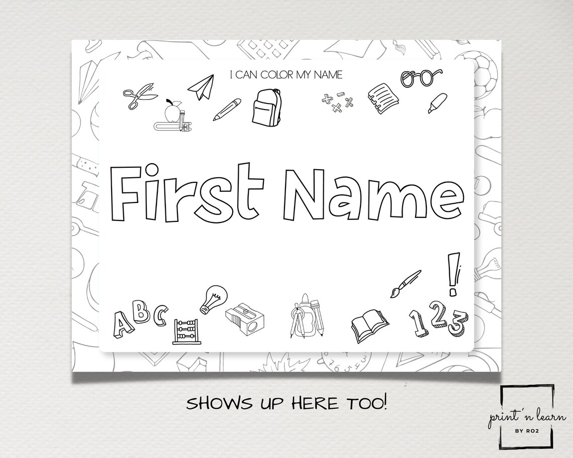 EDITABLE Name Tracing Packet, Handwriting Practice, Name Writing, Name ...