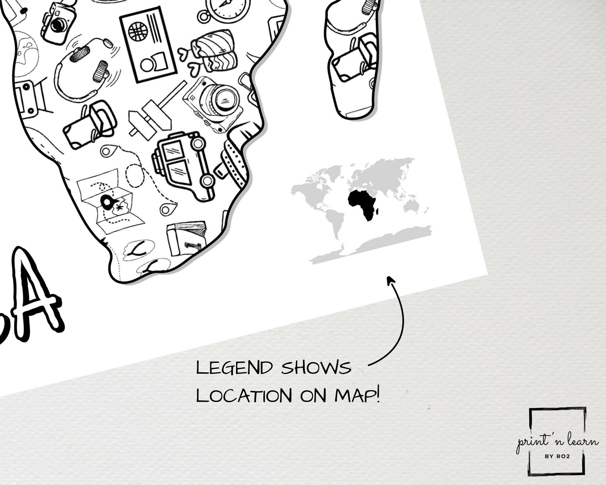 Continents Bundle, Flashcards, Matching, Coloring Pages, Homeschool ...