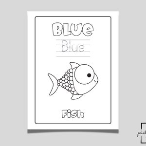 COLORS, Handwriting Practice, Printable Prek Worksheets, Toddler ...