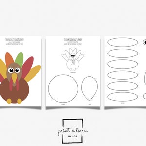 Thanksgiving Turkey Activity, Thanksgiving Homeschool, Fall Crafts for ...