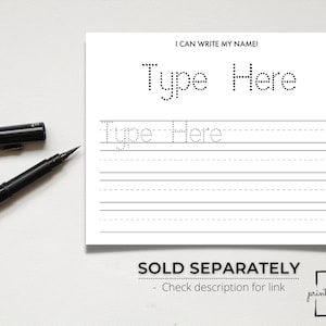 Editable Name Tracing Sheet, Handwriting Practice, Name Writing, Name ...