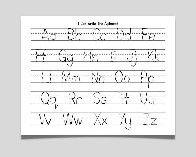 Custom Name Tracing Packet Handwriting Practice Name - Etsy