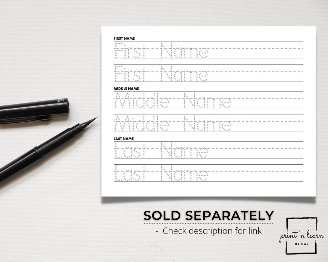 COLORS Handwriting Practice Printable Prek Worksheets - Etsy